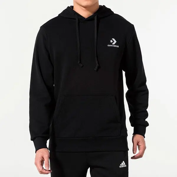 CONVERSE Star Chevron Embroidered Pullover Hoodie