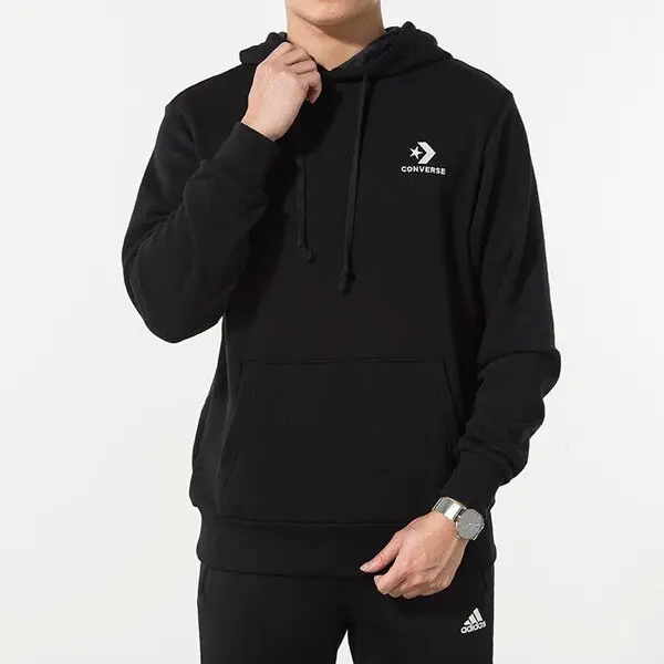 CONVERSE Star Chevron Embroidered Pullover Hoodie