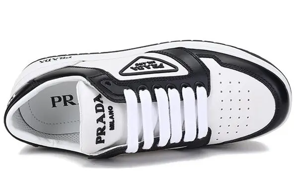 Prada District Leather Sneakers