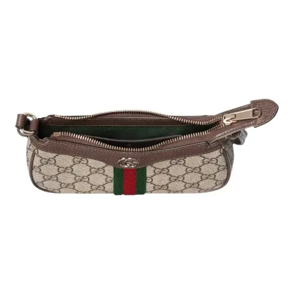 Gucci Mini Ophidia Shoulder Bag In Gg Monogram Fabric