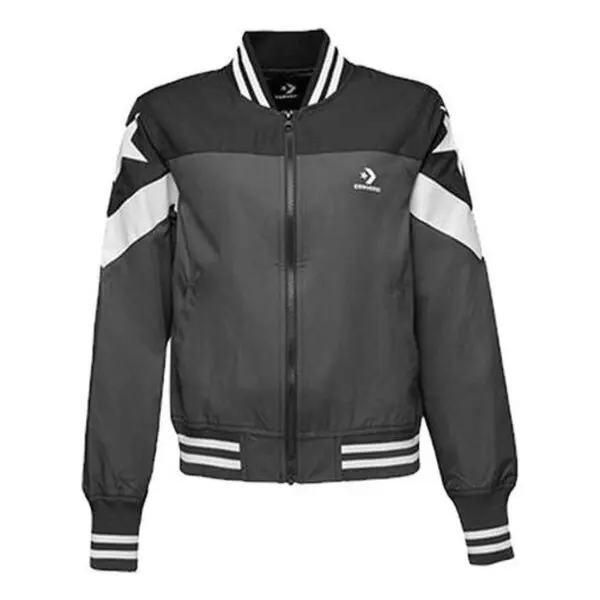 CONVERSE Bomber Jacket - Grey/black/white
