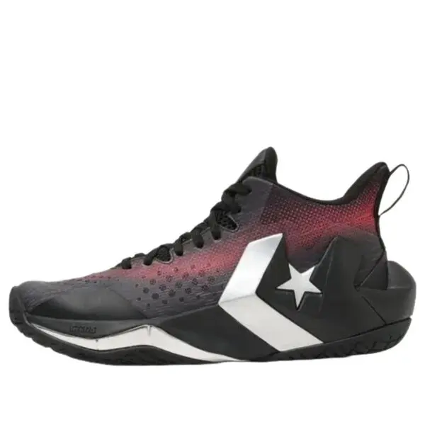 CONVERSE Cons Unaverage Mid Sneakers - Black/red/silver