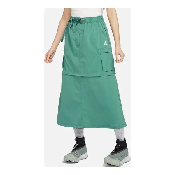 Nike (wmns) Nike X Acg Zip Off Smith Summit Skirt (asia Sizing) 'green'