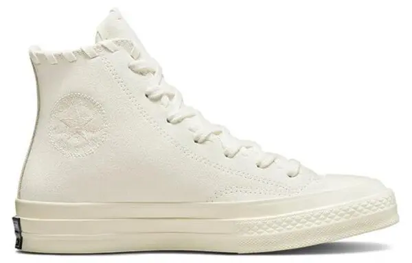 CONVERSE Chuck 70 High Top Embroidered Floral Sneakers