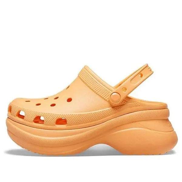 CROCS Classic Clog Retro Platform Sandals - Orange