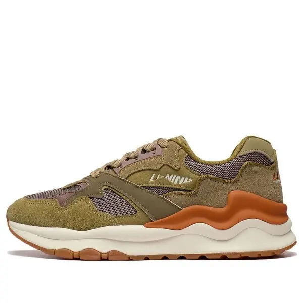 LI-NING 001 Shanhai Sneakers - Green/brown