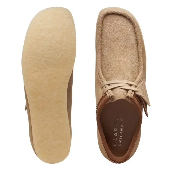 Clarks Wallabee Sandstone Combination - Sand/beige