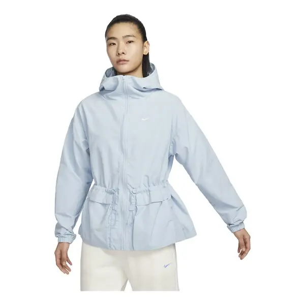 Nike Oversized Hooded Jacket - Light Armoury Blue