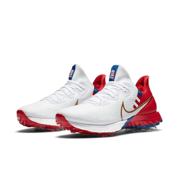 Nike Zoom Infinity Tour Golf Nrg 'usa' Golf Shoes - White/red