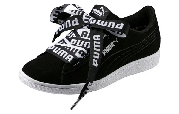 PUMA Vikky Ribbon Bold Casual Shoes - Black