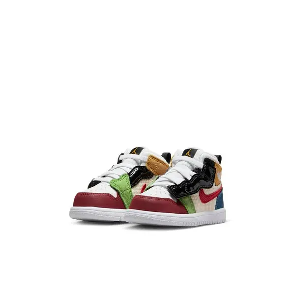 JORDAN 1 Mid Alt Se "pearl White Gym Red - White/red