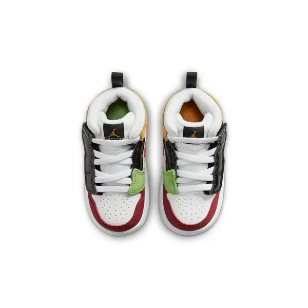 JORDAN 1 Mid Alt Se "pearl White Gym Red - White/red