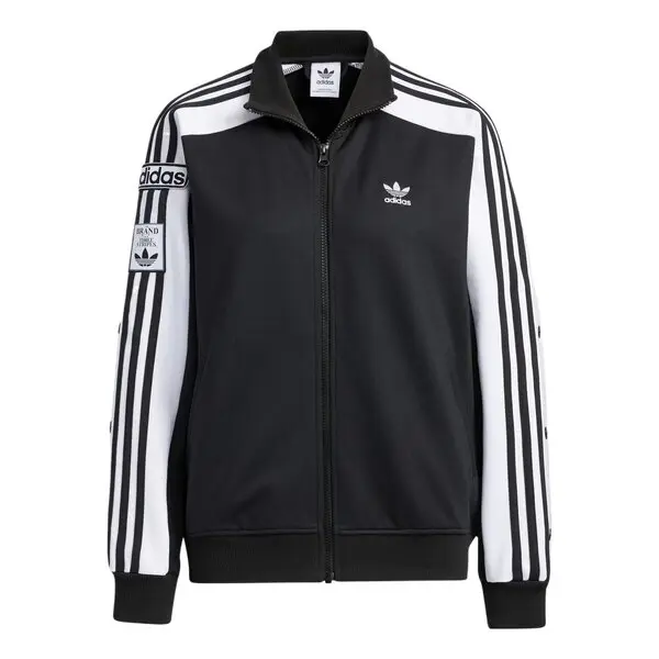 Adidas Original Adibreak Tt Jacket Asia Sizing 'black White - Black/white