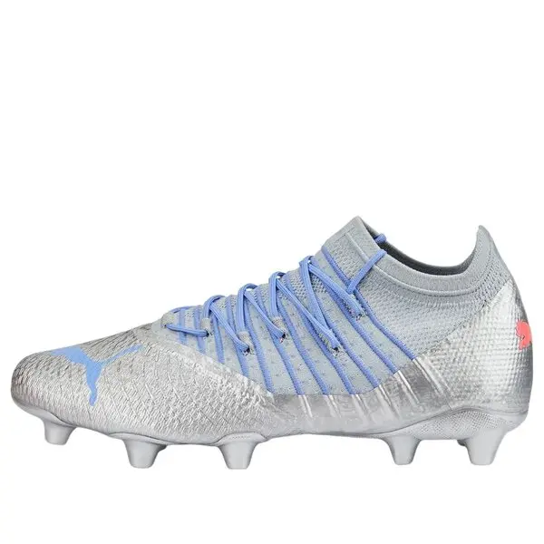 PUMA Future 1.4 Dreamer Fg/ag Soccer Cleats - Silver/red/blue