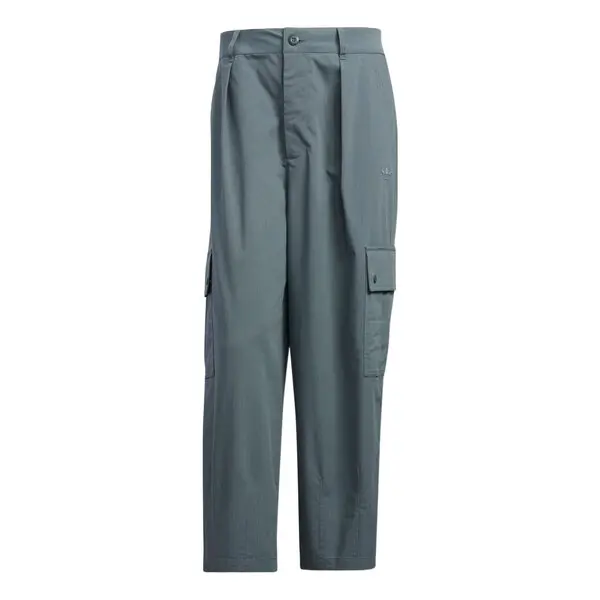 Adidas X Charr Crossover Fw22 Solid Color Pants Pocket Detail Loose Sports Pants/trousers/joggers Autumn Blue - Default Colorway