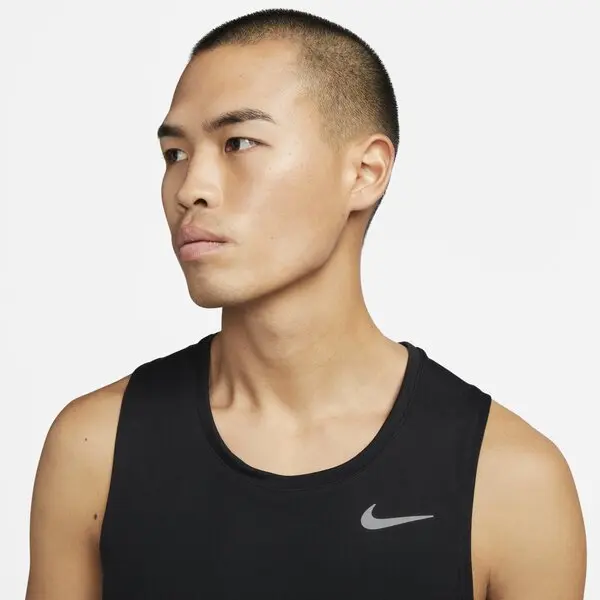 Nike Dri-fit Miler Running Tank - Black
