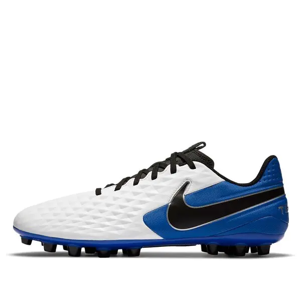 Nike Legend Academy Ag Artificial Grass Soccer Cleats - White/blue