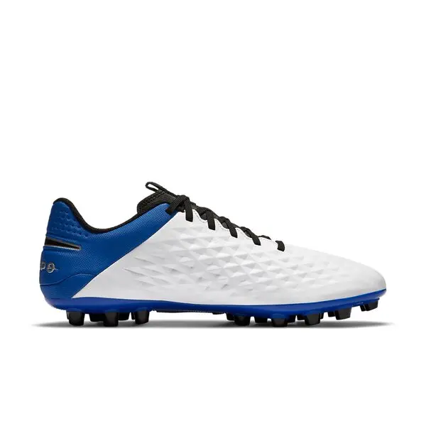 Nike Legend Academy Ag Artificial Grass Soccer Cleats - White/blue