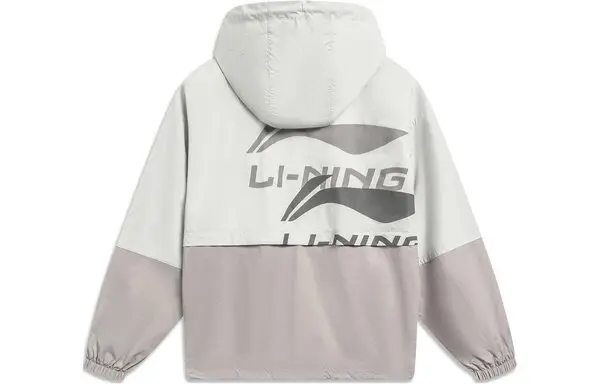 LI-NING Color Block Hooded Windbreaker