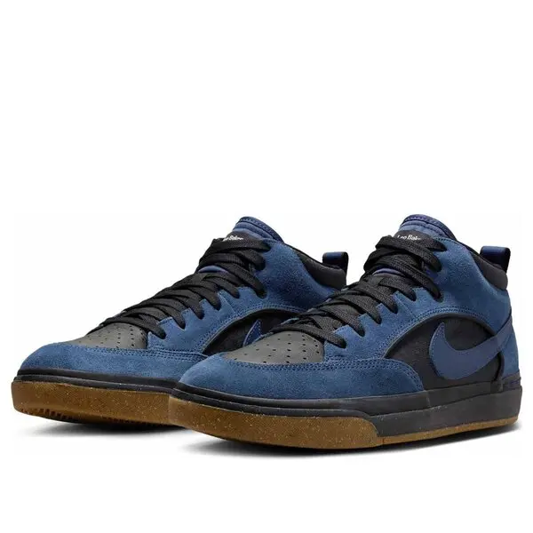 Nike React Leo Mid Top Sneakers - Navy/black/anthracite