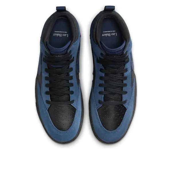 Nike React Leo Mid Top Sneakers - Navy/black/anthracite