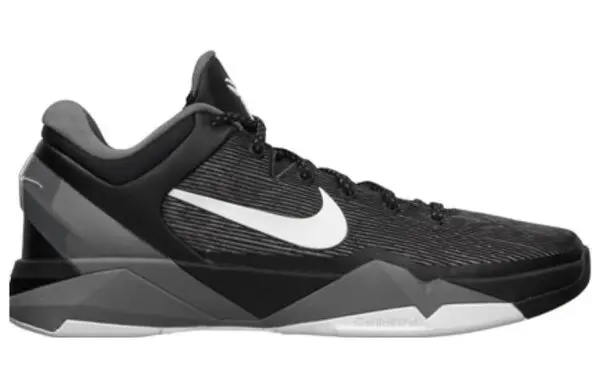 Nike Zoom Kobe 7 System Basketball Sneakers - Black/gray