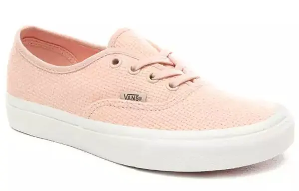 VANS Authentic Woven Check Sneakers - Pink/blue