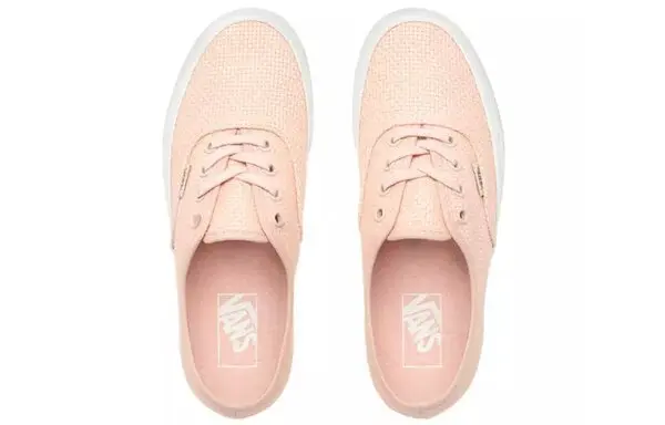 VANS Authentic Woven Check Sneakers - Pink/blue