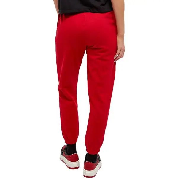 JORDAN Solid Color Embroidered Lacing Bundle Feet Sports Pants