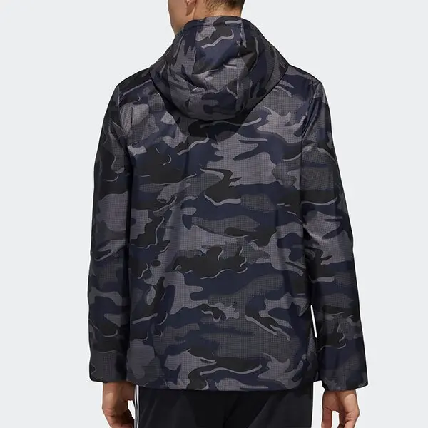 Adidas Camouflage Hooded Track Jacket