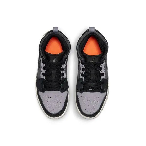 JORDAN 1 Mid Se Craft "inside Out - Black/light Graphite/sail