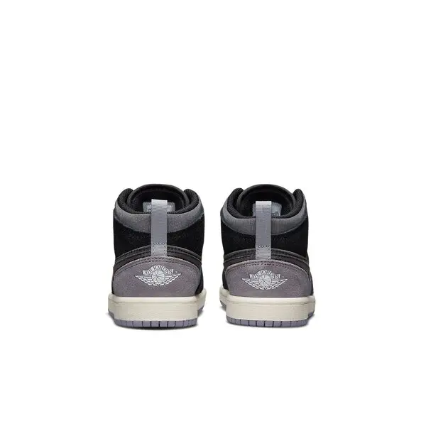 JORDAN 1 Mid Se Craft "inside Out - Black/light Graphite/sail