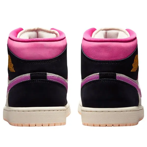 JORDAN 1 Mid Se "world Tour" Sneakers - Black/sail/pinksicle