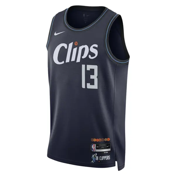 Nike Dri-fit Nba Swingman Jersey 2023/24 City Edition Paul George La Clippers - Navy
