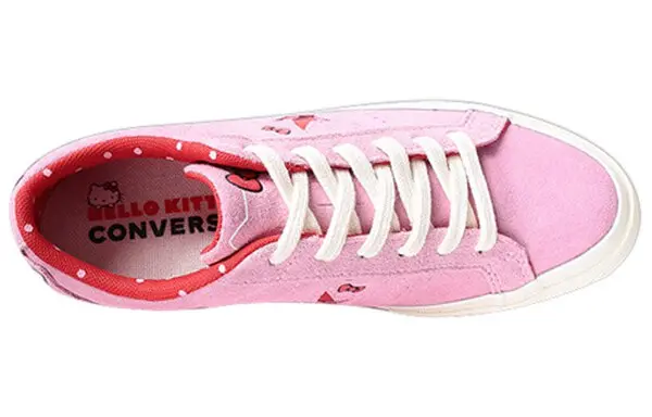 CONVERSE X Hello Kitty One Star Suede Low Top Sneakers - Pink