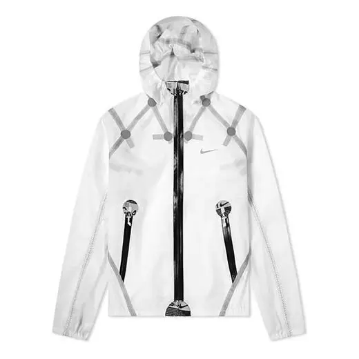 Nike Ispa Translucent Nylon Jacket - White