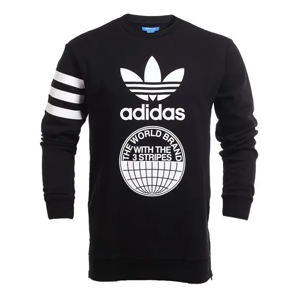 REEBOK Adidas "the World Brand With The 3 Stripes" Crewneck Sweatshirt - Default Color
