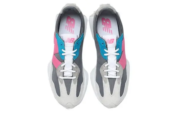 NEW BALANCE 327 Low Top Sneakers - Grey/purple/blue