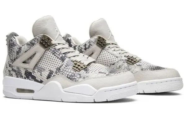 JORDAN 4 Retro Premium "snakeskin - Tan/white
