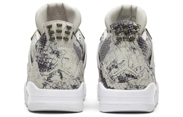 JORDAN 4 Retro Premium "snakeskin - Tan/white