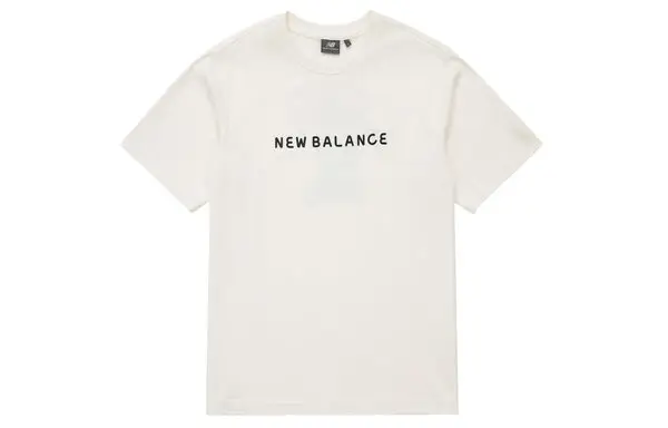 NEW BALANCE Logo T-shirt - White/black