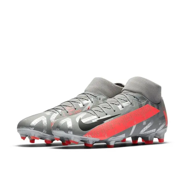 Nike Mercurial Superfly Academy Mg "metallic Grey Crimson