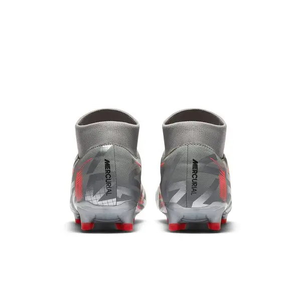 Nike Mercurial Superfly Academy Mg "metallic Grey Crimson