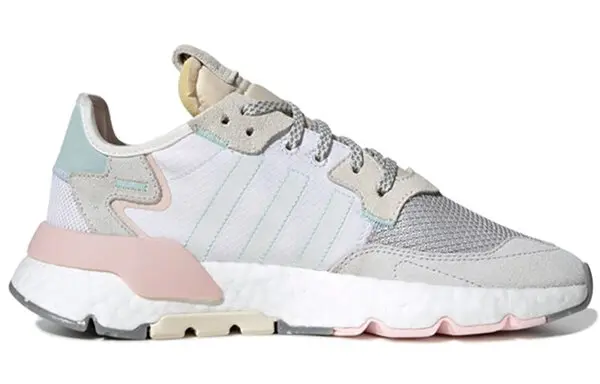 Adidas Nite Jogger "ice Pink Mint" Sneakers - Grey