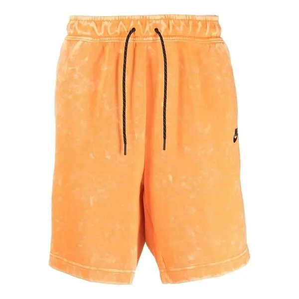 Nike Tech Fleece Wash Shorts - Orange