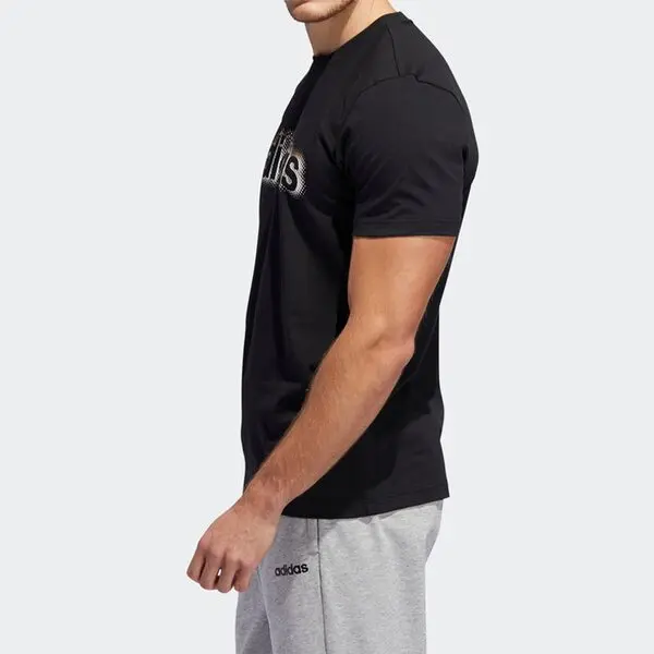 Adidas Sports Training Round Neck Foil Graphic Tee