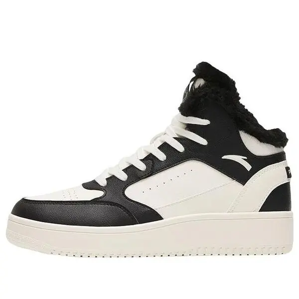 ANTA Skateboarding High-top Sneakers - Black/white