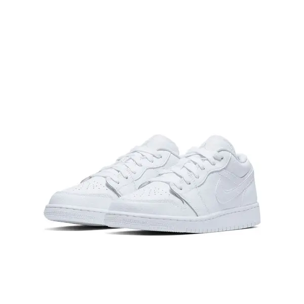 JORDAN 1 Low 'triple Logo' Sneakers - White