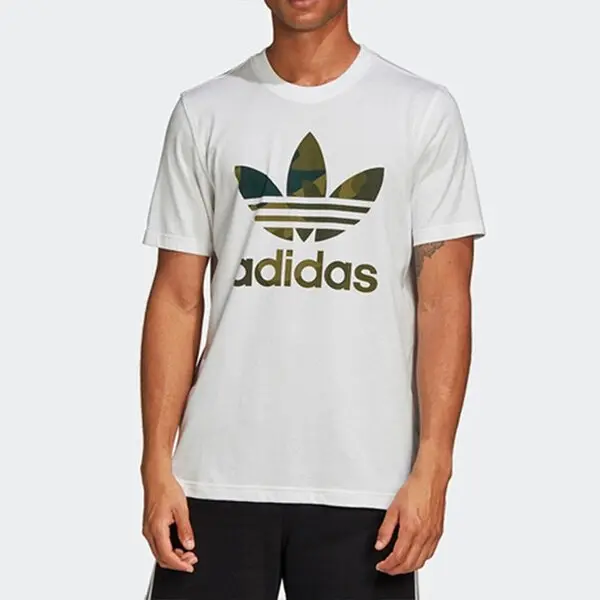 Adidas Originals Casual Sports Short Sleeve T-shirt - White