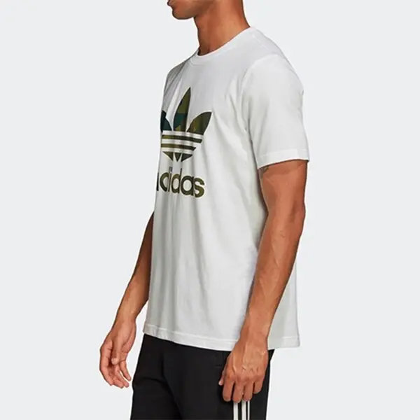 Adidas Originals Casual Sports Short Sleeve T-shirt - White
